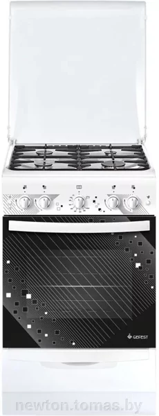 Кухонная плита GEFEST 5100-02 0009 чугунные решетки (18119621) купить с доставкой по доступной ...