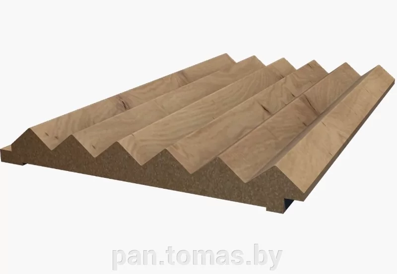 Панель МДФ WellMaker ПН-40 Артисан 2800*123*16 мм (364527961) купить с ...